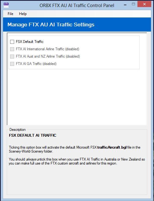 AI Traffic Control Panel problem - Orbx Freeware Support Forum - Orbx Community and Support Forums