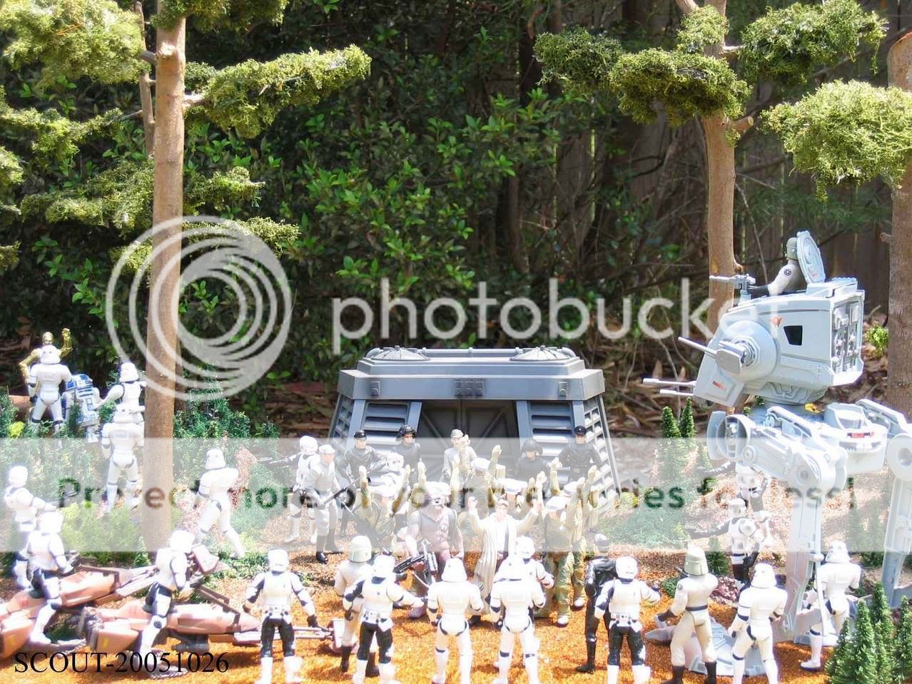 Endor Imperial bunker diorama