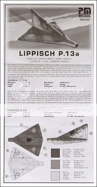 Titan's PMmodel Lippisch P.13a *** FINISHED *** - The Unofficial Airfix ...