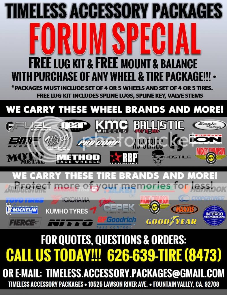Big Discounts on Wheel & Tire Packages! | Toyota Tundra Forums