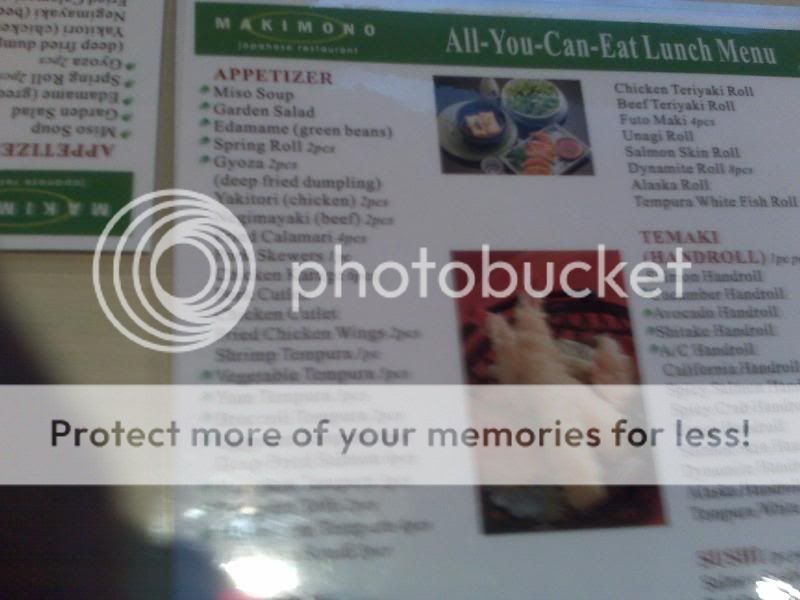 Review: New AYCE/A la carte sushi in Woodbridge - MAKIMONO SUSHI - Hwy ...