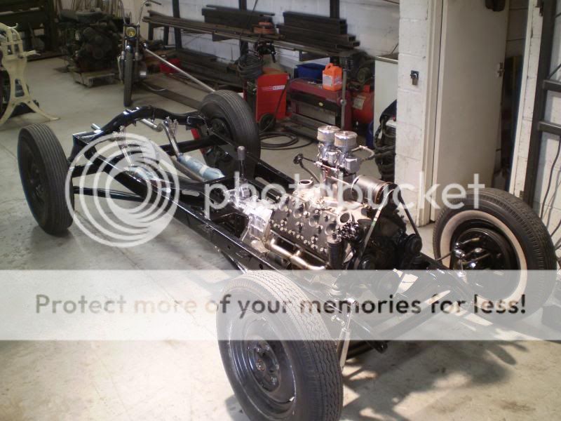 My new military french flathead will be converted to a Hot Rod engine ...