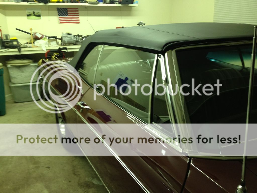 convertible top width, side window overhang | Impalas.net