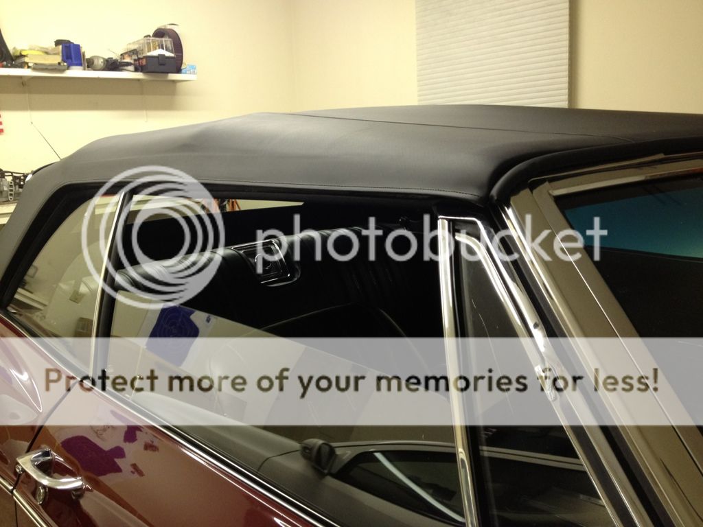 convertible top width, side window overhang | Impalas.net