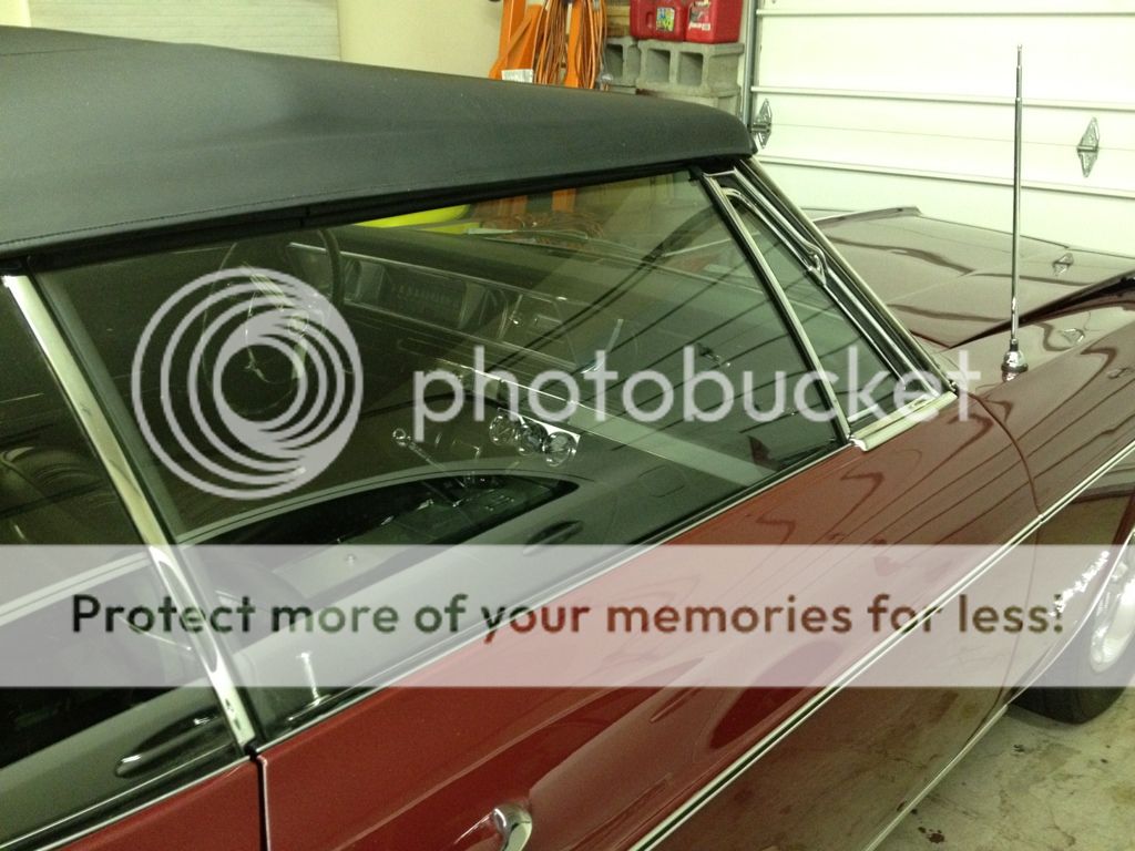 convertible top width, side window overhang | Impalas.net