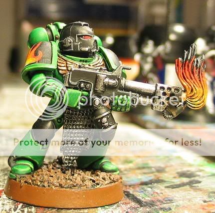 painting my first SM flamer, need ideas for a base | Warhammer 40k ...